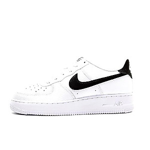 Nike Boy's Air Force 1 (Big Kid) White/Black 6 Big Kid M