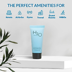 H2O Therapy Shampoo, Travel Size Hotel Hospitality, 0.85 oz (Case of 300)
