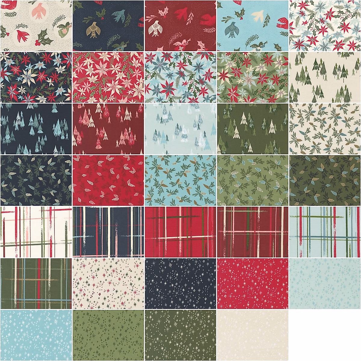 Moda Fabrics Good News Great Joy Layer Cake , 42-10'' Precut Fabric Quilt Squares by Fancy That Design House