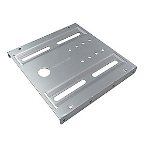 Akust Aluminum 2.5 Inch to 3.5 Inch Drive Bay Adapter Bracket Silver