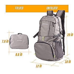 DVEDA 35L Lightweight Packable Backpack Waterproof Durable Hiking Travel Backpack Daypack