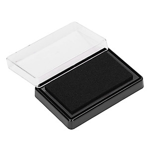 TOPINCN Baby Footprint Ink Pad, Ink Pad for Baby Footprint Baby Handprint Ink Pad with Paper Print Pad Create Impressive Keepsake Stamp Baby Shower Registry Gift(Black Ink)