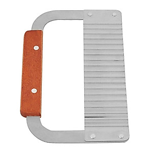 Soap Cutter, Hardwood Handle Wavy Slicer Cutter Vegetable Soap Molds Crinkle Slicer Cutter Cutting Tool for Kitchen