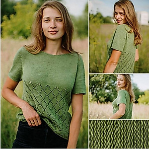 Estako Royal Cotton, 100% Mercerized Giza Cotton Yarn, Soft, Super Fino 1 for Crochet and Knitting 1.76 Oz (50g) / 137 Yrds (125m) (5079 - Denim Blue)