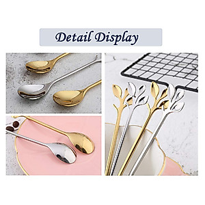 Turbokey Fruit Forks Cocktail Sticks Set of 4, Stainless Steel 4.7 Inches Mini Salad Forks Appetizer Cake Dessert Forks Party Supplies (4 Forks-Silver)