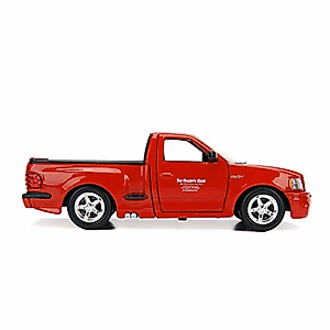 Jada Toys Fast & Furious 1:24 Brian's Ford F-150 SVT Lightning Die-cast Car, Toys for Kids and Adults, Red (99574)
