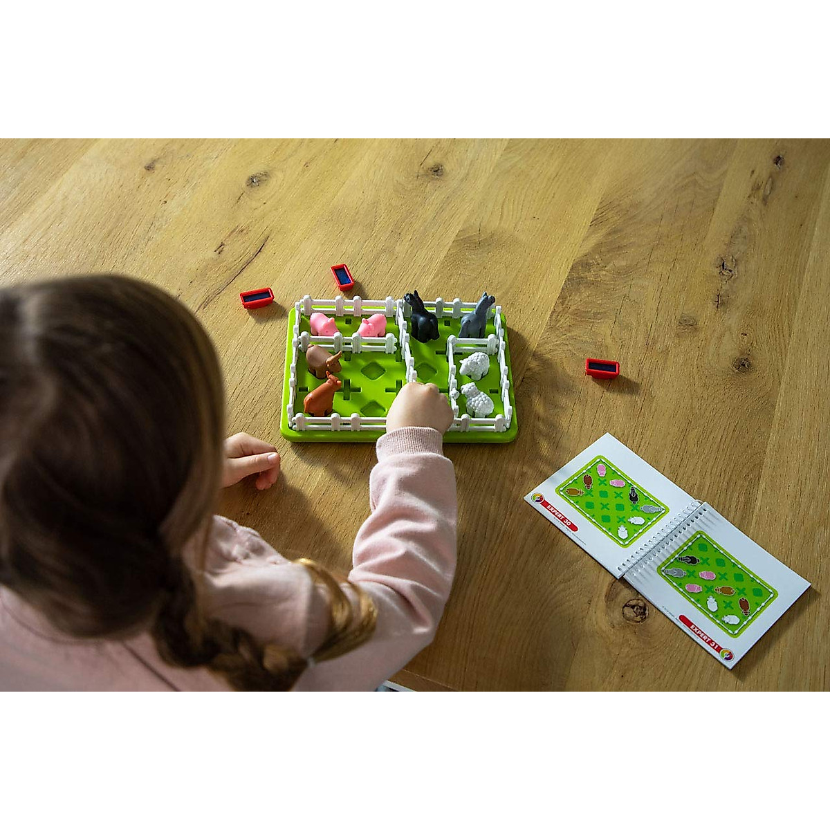 SmartGames Smart Farmer Board Game, a Fun, STEM Focused Cognitive Skill-Building Brain Game and Puzzle Game for Ages 4 and Up