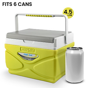 Pinnacle 4.5-11 liter Insulated Cooler Lunch Box set Portable Camping/Picnic Hard Cooler –Coolbox Keeps Cool for 48 hrs. with Ice Retention–Heavy Duty Cooler for Beach, Grill, Tailgating, small -med