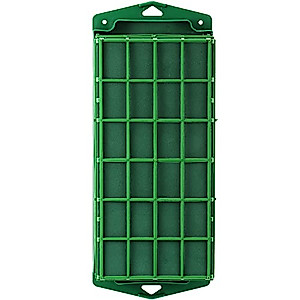 Floral Foam Cage Flower Holder with Floral Foam for Fresh Flowers Cage Bowl for Table Centerpiece Floral Arrangement, Rectangle, 30 x 12 x 8 cm (4 Pieces)