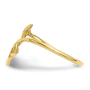 IceCarats 14K Yellow Gold Celtic Love Knot Ring Size 7