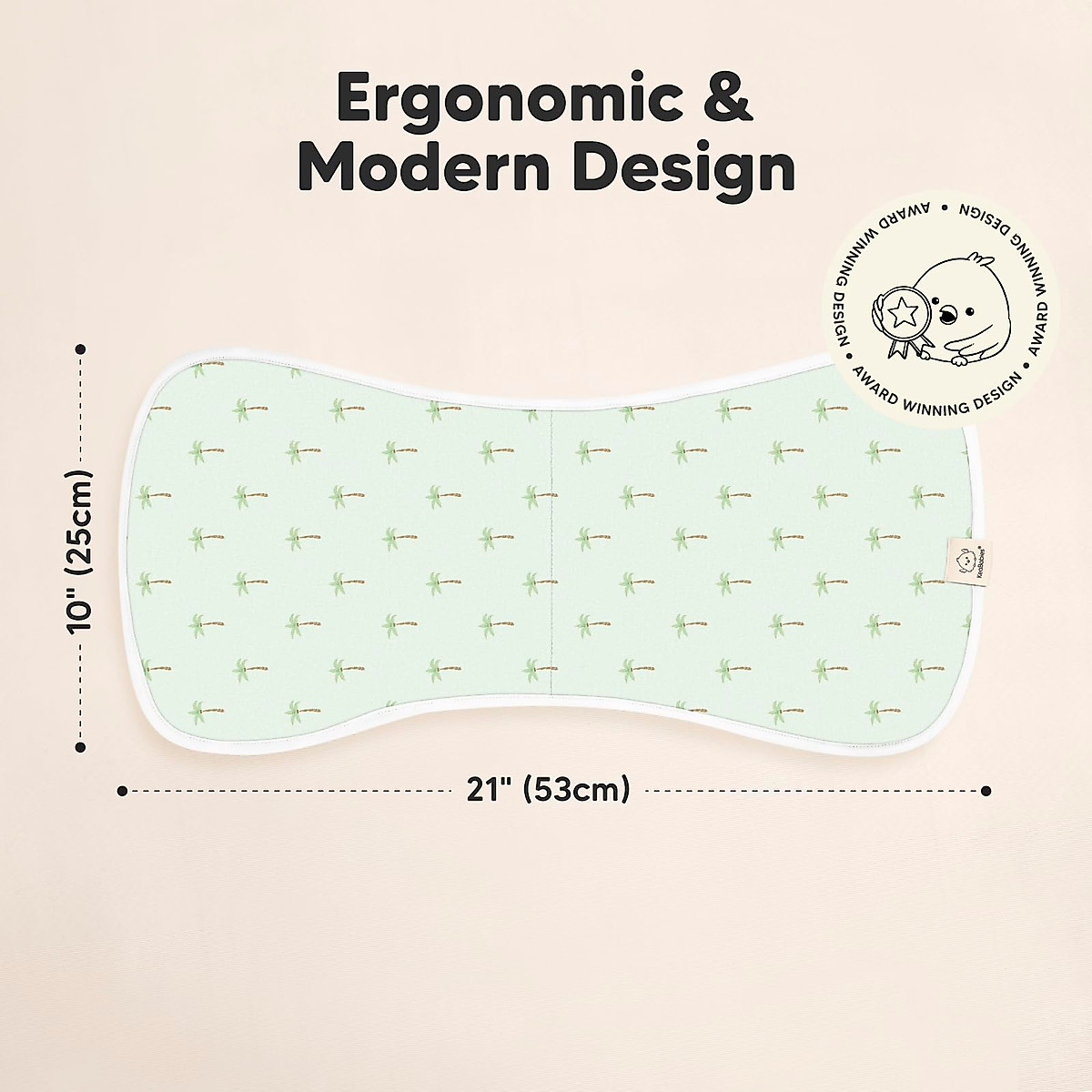 Organic Burp Cloths for Baby Boys and Girls - 5-Pack Super Absorbent Burping Cloth, Burp Clothes, Soft & Plush, Newborn Milk Spit Up Rags, Burpy Cloth Bib for Unisex, Burping Rags (Roarsome)