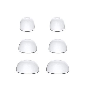 Light Harmonic Silicone Hybrid Ear Tips | Replacement Buds for Airpod Pro | Provides Great Seal & Sound Isolation | Enhanced Audio Performance |Comfortable | 3 Pairs (Small, Medium, Large)
