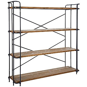 Christopher Knight Home Yorktown 4-Shelf Bookcase, Antique & Yorktown 3-Shelf Bookcase, Antique