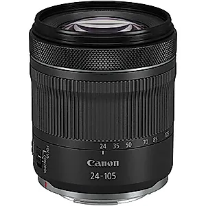 Camera Bundle for Canon EOS R5 Mirrorless Camera with RF 24-105mm f/4-7.1 is STM Lens, 3 Batteries, LED Light, 256Gb High Speed Memory Card + Accessories Kit