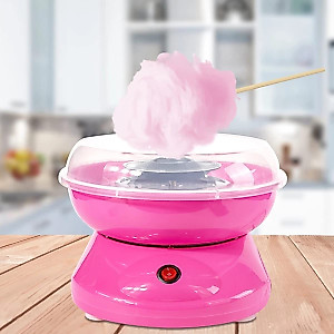 Candy Floss Machine, Premium Retro Cotton Candy Floss Maker Portable Cotton Sugar Machine Girl Boy Christmas Gift Marshmallow Machine 500w,Purple