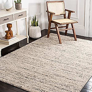 SAFAVIEH Retro Collection Accent Rug - 4' x 6', Ivory & Gold, Modern Abstract Design, Non-Shedding & Easy Care, Ideal for High Traffic Areas in Entryway, Living Room, Bedroom (RET2133-1121)