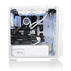 AVGPC Blizzard Gaming Computer - Intel i9 11900K 8-Core 3.5 GHz, RTX 3080 10GB, 32GB DDR4 3600MHz, 360MM Liquid Cooler, 2TB NVMe M.2 SSD, TD500 Mesh White Case, WiFi/AC, Windows 11