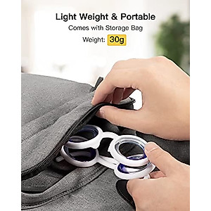 NEOISM Anti Motion Sickness Glasses Relieve Carsickness Airsickness Seasickness Glasses Ultra Light Portable Nausea Relief Glasses for Sport Travel No Lens Liquid Glasses for Adults or Kids