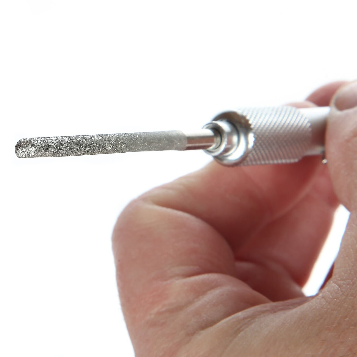 Trenton Gifts Crystal and Glass Repair File, Carbide Metal Diamond Grit Tool