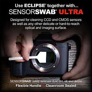 Eclipse Optic Cleaning Solution - Camera Lens and Digital Sensor Cleaner Fluid - Works with All Cameras, Binoculars, and Other Optical Products - Dropper Tip (15ml) - 0.5oz