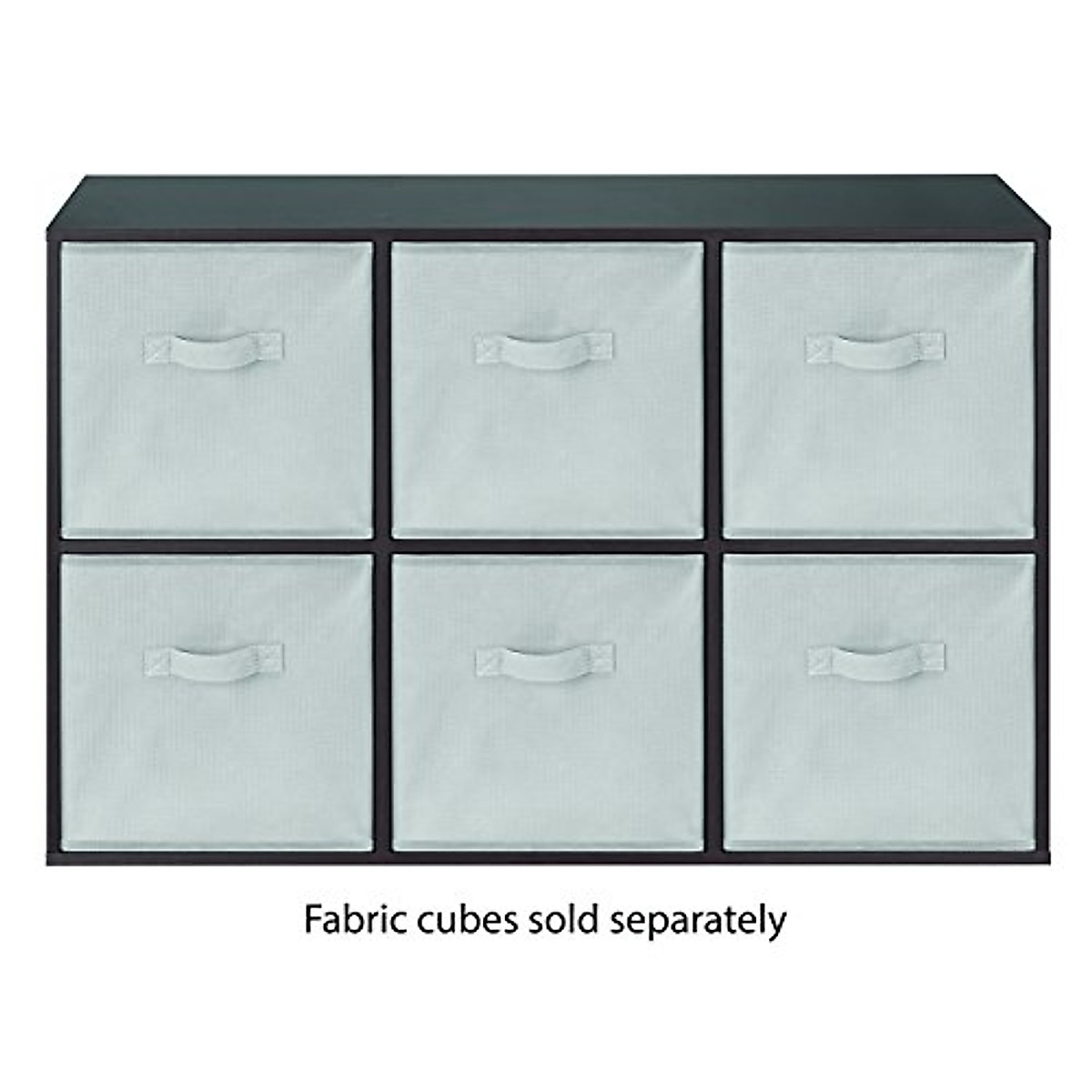 Whitmor 6 Cube Organizer, Espresso