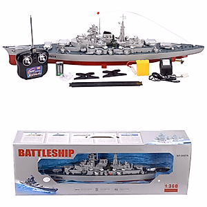 German Bismarck Military Battleship 1/360 RC 28" Warship R/C Cruiser
