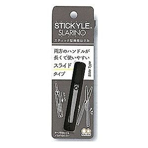SUN-STAR Stationery STICKYLE Scissors (Compact) Slarino Black S3720004