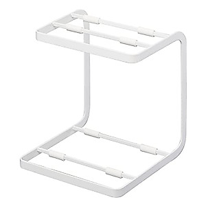 YAMAZAKI Holder Home Organizer | Steel | Pot Rack, One Size, White