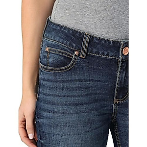 Wrangler Women's Retro Mae Rise Stretch Boot Cut Jean, Mid Wash, 15W x 34L