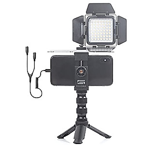 DREAMGRIP Universal Lightening 2 Way Y-Shape Adapter to Female Jack TRRS Audio Splitter with Original MFi chipset to Connect 2 Microphones, Headsets, Earphones, Compatible with Apple iPhone/iPad