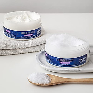 Feather & Down 300ml Magnesium Soothing Sleep Butter, Enriched with Magnesium, Calming Lavender & Chamomile Essential Oils to aid Sleep, Vegan & Cruelty Free