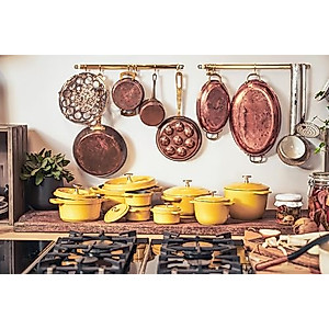 staub La Cocotte de GOHAN Citron Z1029-064 La Cocotte de GOHAN Citron M 6.3 inches (16 cm) Rice Pot, 2 Pieces, Cast Iron, Enameled Pot, Rice Cooker