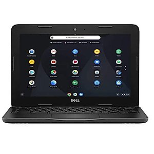 Dell 2019 New Inspiron 11 Chromebook , 11.6" HD Non-Touchscreen Display, Intel Celeron Dual Core N3060 Processor, 4GB Ram, 16GB eMMc Flash Memory, WiFi, HDMI, USB3.0, Chrome OS