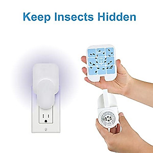 Replacement Glue Boards for Dynatrap DT3005W Dot and Safer Home SH502 Plug-in Indoor Insect Trap Mosquito Trap Refills Glue Cards (10 Pack)