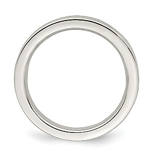 IceCarats 925 Sterling Silver 3mm Comfort Fit Plain Classic Wedding Band Ring Size 7