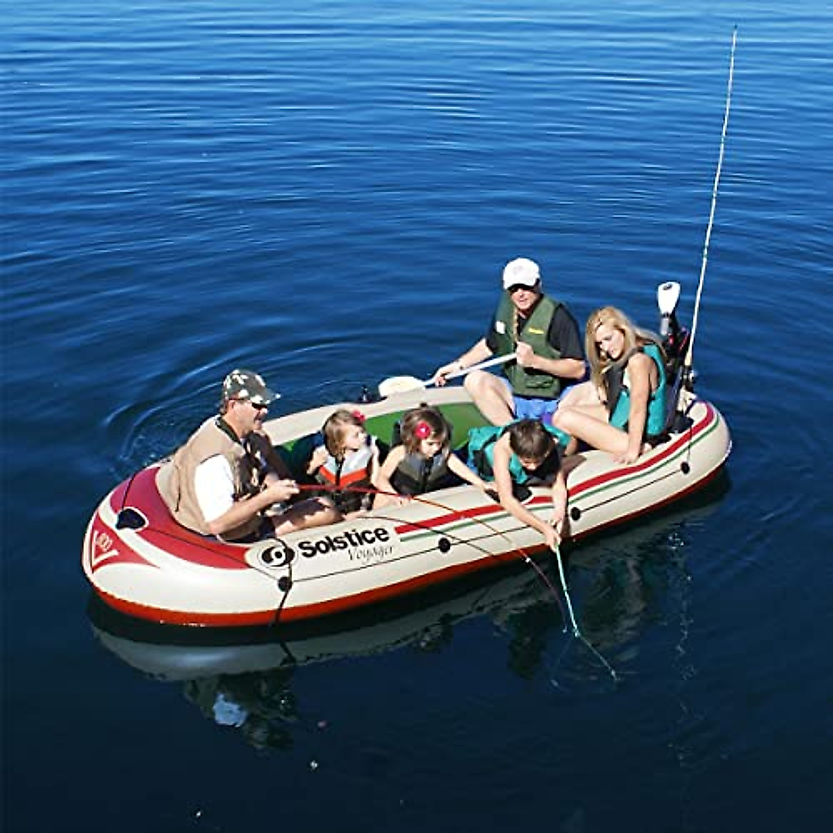 Solstice Voyager Inflatable Boat - 6-Person