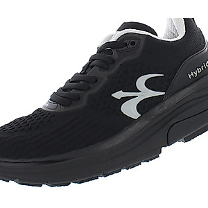 Gravity Defyer Men's GDEFY HybridEx Running Shoes 11.5 M US - Hybrid VersoShock Performance Long Distance Running Shoes Black, Silver