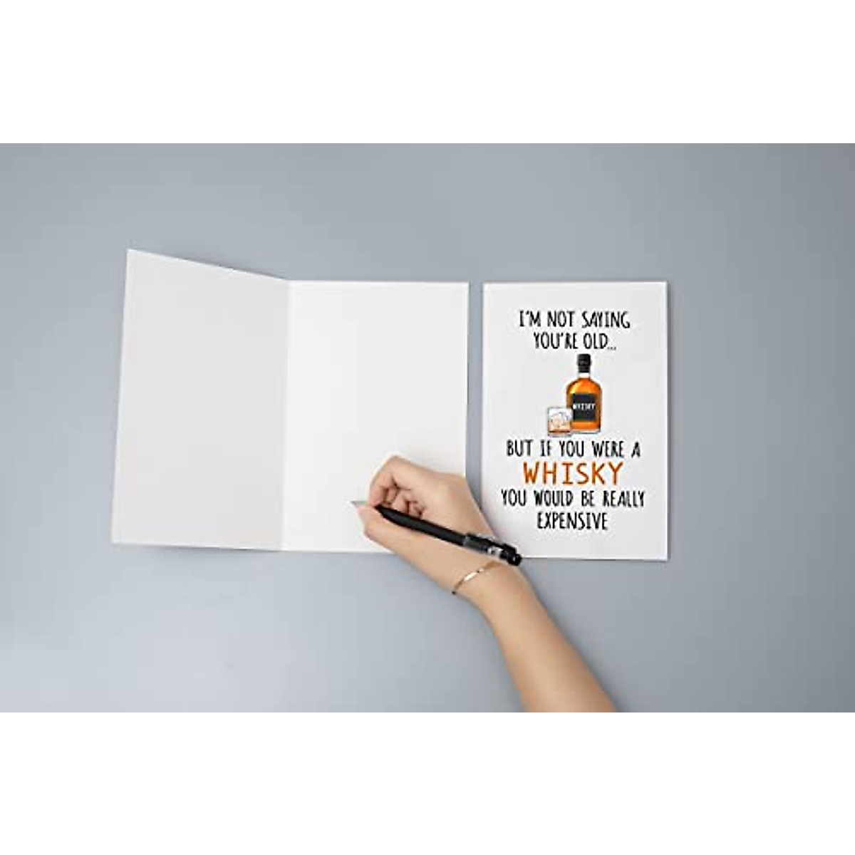 30th 40th 50th 60th Birthday Card for Women Men - Funny Bday Greeting Card for Friend Brother Son, Gag Card Gifts for Him