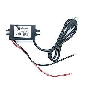 j4home DC-DC Ring Alarm Keypad Converter Step Down Module 12V to 5V Micro USB