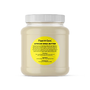 Raw African Shea Butter 3 lbs. Bulk 100% Pure Natural Unrefined IVORY Grade A - Ideal Moisturizer For Dry Skin, Body, Face And Hair Growth. Great For DIY Soap and Lip balm Making.
