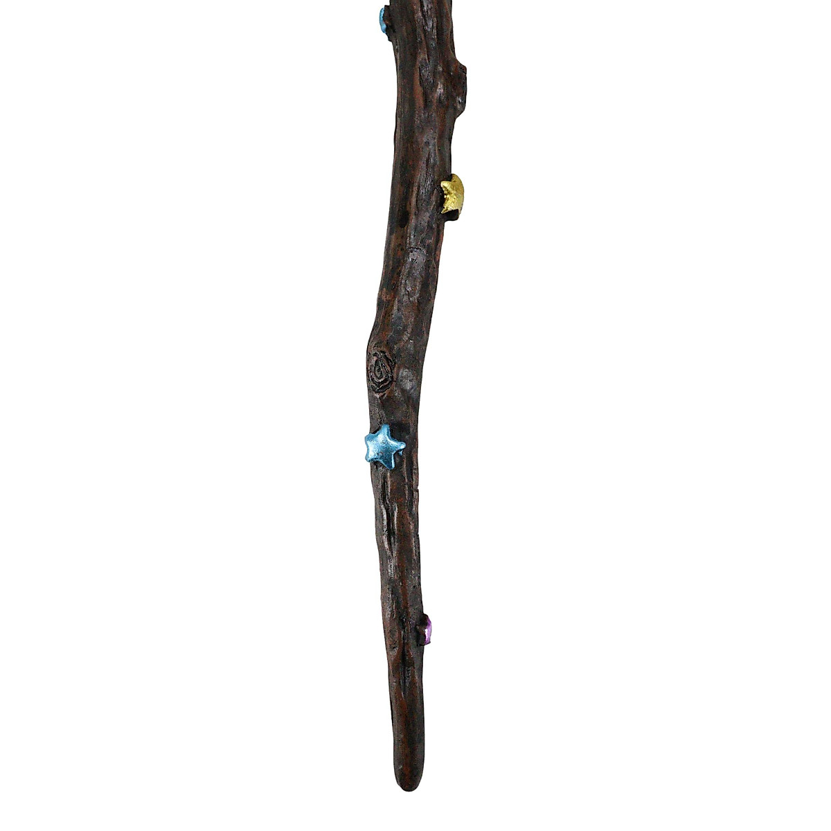 Ebros Hocus Pocus Stars and Moon Witch's Broom Magic Wand Cosplay Wands Witches Pagan Occult Decorative Magical Spells Sorcery Costume Prop Display Accessory