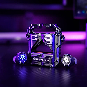 Gravastar Sirius Pro Wireless Earbuds, Bluetooth TWS Earbuds with 16 Hours Playtime, Deep Bass 3D Stereo, Headphones for iPhone/Android(Matt Black)