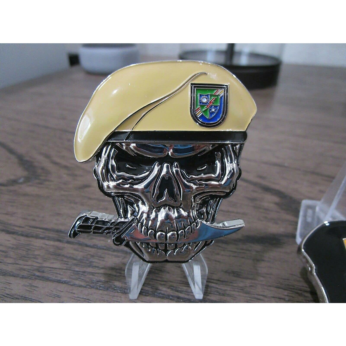 Oneworldtreasures 75th Ranger Regiment Army Rangers Lead The Way USASOC Beret Skull Challenge Coin