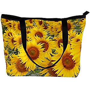 Tote Bag Women Satchel Bag Handbag Stylish Tote Handbag for Women Hobo Bag Fashion Crossbody Bag, Art Sunflower