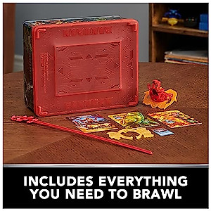 Bakugan Baku-tin with Special Attack Mantid, Customizable, Spinning Action Figure and Toy Storage, Kids Toys for Boys and Girls 6 and up