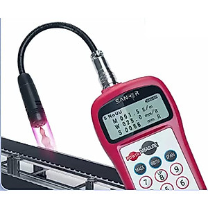 QIUSUO Precise Sonic Belt Tension Meter Sonic Belt Tensiometer Sonic Tension Meter Sonic Belt Meter for Most Belt Types with Frequency Range 10Hz-5000Hz Tension Range 0.01-99900N LCD Backlit Display