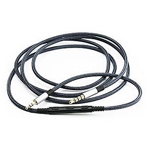 NewFantasia 3.5mm to 2.5mm Male Audio Cable for JBL Tune 710BT, 600BTNC, Live 660NC, 460NC, E45BT E55BT E65BTNC Headphone, Remote Volume Control Mic for iPhone