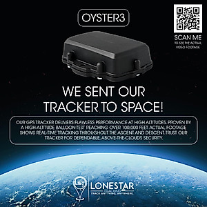 LoneStar Tracking GPS Tracker: Oyster3 4G/5G - Long Battery Life Hidden Car GPS Tracker Device, Anti-Theft Car Security for Vehicles,Cars,Trucks, Assets, Real-Time GPS Tracking (Subscription Required)