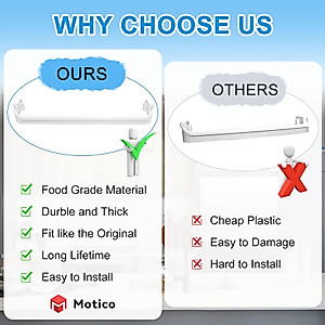 240534901 Door Shelf Rack Bar （2PACK）Compatible with frigidaire or kenmore Refrigerator Replacement Shelves Door Retainer frigidaire Door Shelf Replacement-240534901,AP3214630,948954,AH734935,PS734935