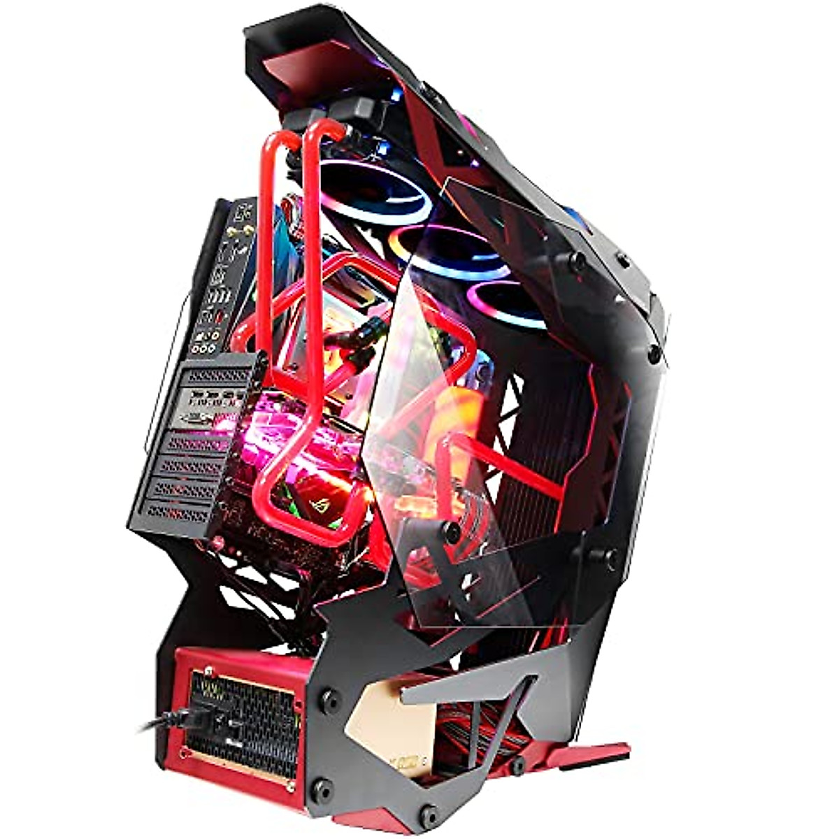 Antec Torque Black/Red Aluminum ATX Mid Tower Computer Case/Winner of iF Design Award 2019